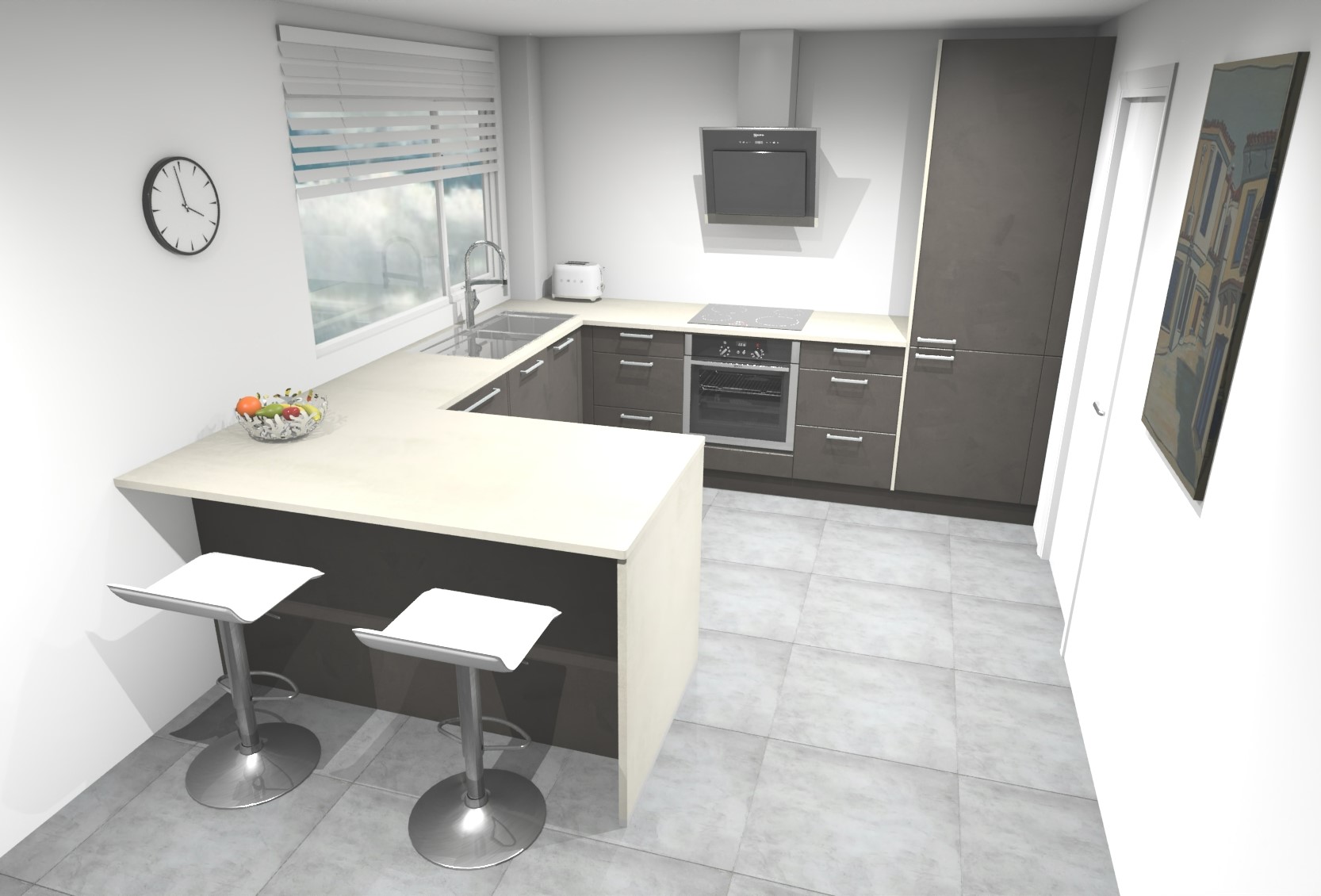 3D Kitchen Design Examples With Pricing Linear Kitchen Designs